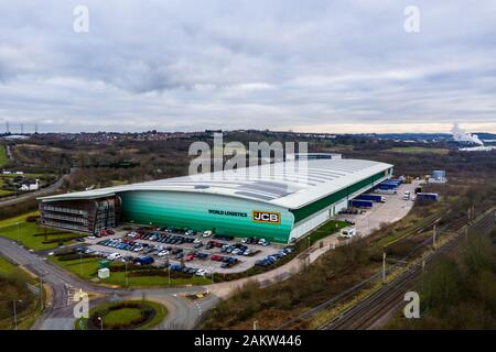 Stunning aerial images of JCB Worldwide Logistics in the Midlands, the ...