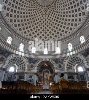 Kirche Maria Himmelfahrt, auch bekannt als Rotunde von Mosta oder ...
