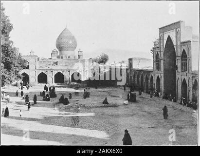 Old map of Shiraz Stock Photo - Alamy