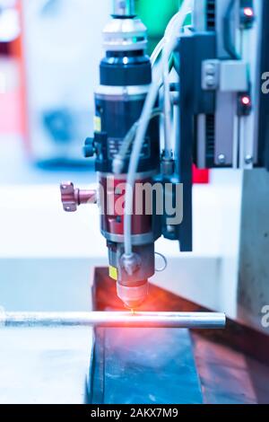 laser cutting machine controller by CNC program Stock Photo - Alamy