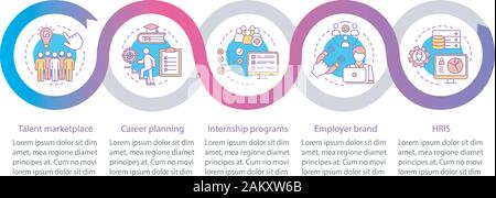 Talent management vector infographic template. Talent acquisition ...