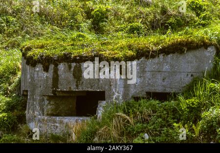 Bunkers & gun emplacements left from WWII, to fend off Japanese ...