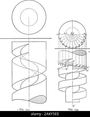 The essentials of descriptive geometry . WARPED SURFACES 169 the length ...