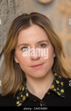 French Canadian actress and author Pascale Renaud-Hébert poses at the ...