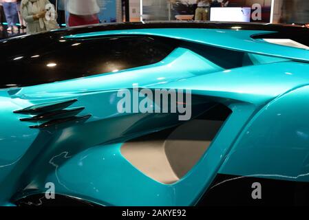 DUBAI, UAE - NOVEMBER 16: The Ajlani Motors Drakuma concept is on Dubai ...