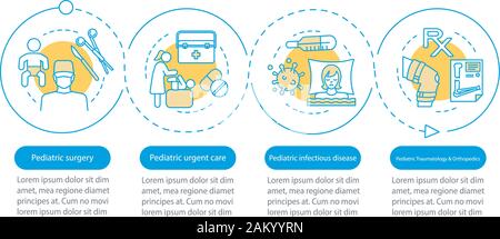 Pediatric clinic vector infographic template. Business presentation ...