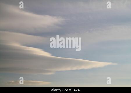 interesting cloud clusters in the sky, heavy rain clouds, interesting ...