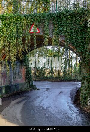 Old Railway Bridge, Green Lane, Studley is in the local news Stock ...