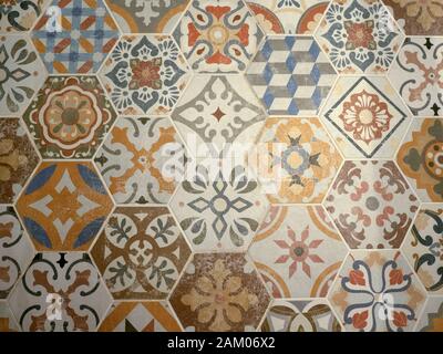 Traditional decorative spanish ceramic tiles Stock Photo - Alamy