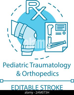Pediatric trauma abstract concept vector illustration Stock Vector ...