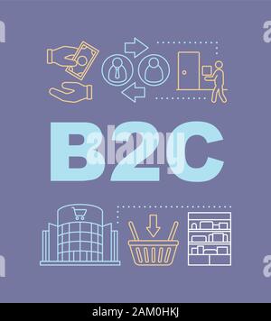 Sales management word concepts banner. CRM system. Marketing strategic ...