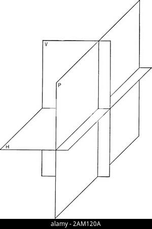 The essentials of descriptive geometry . end view of the object shown ...