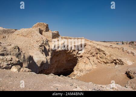 View of lost city of Ubar in Oman Stock Photo - Alamy
