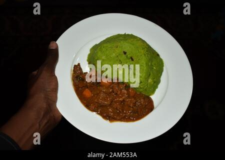 Kenyan beef stew, Kenyan cuisine, Traditional assorted African dishes ...