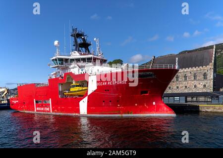 Offshore multi service standby rescue vessel Ocean Response in the port ...