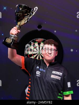 Keane Barry celebrates winning the youth final during day eight of the ...