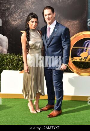 Shay Shariatzadeh, John Cena attending the New York Premiere of "Little ...