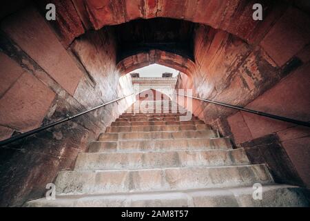 Old Stairs in Tomb of Mughal king in India Stock Photo - Alamy
