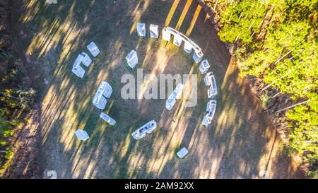 Bamahenge Aerial View ,Alabama USA Stock Photo - Alamy