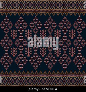 Batak ethnic seamless pattern with motif ulos. creative design cloth ...