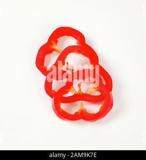 overhead of red pepper Stock Photo - Alamy