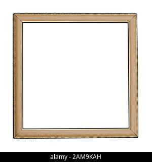 brown frame isolated on white background Stock Photo - Alamy