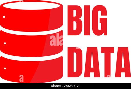 Big data machine algorithms minimalistic design. Science vector background illustration Stock ...