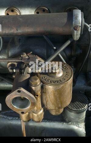 Vintage Bugatti Type 35 Fuel gauges Stock Photo - Alamy