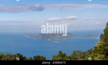 Caribbean Panorama From Sage Mountain In The British Virgin Islands ...