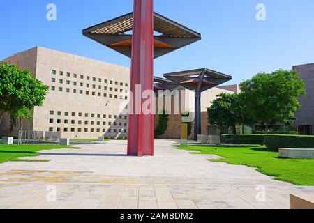 Student Center in Qatar Foundation Education City. Doha Stock Photo - Alamy