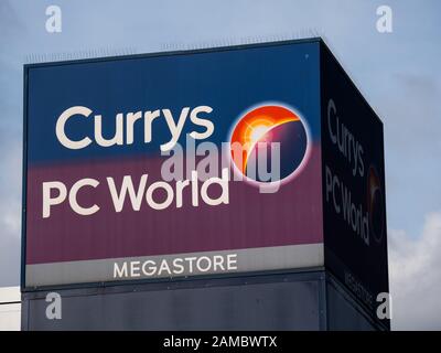 Currys Pc World Mega store, Newport Road, Cardiff, Wales, UK Stock ...