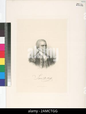 Sam M Webb Engraved portrait of American revolutionary soldier, Samuel ...