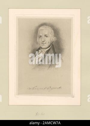 A historical portrait of Samuel Osgood, an American merchant and ...