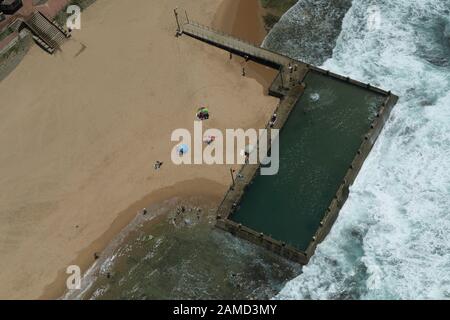 South Beach Pool Durban city Kwazulu Natal South Africa. Tourists ...