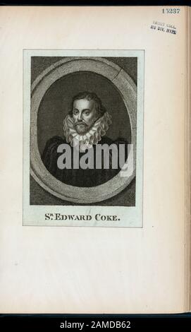 English: Portrait of Sir Edward Coke (1 February 1552 – 3 September ...