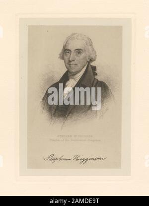 Stephen Higginson member of the Continental Congress Stock Photo - Alamy