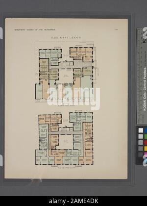 The Castleton. Plan of first floor; Plan of upper floors (NYPL ...