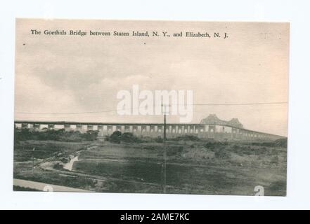 Goethals Bridge between Staten Island and New Jersey Stock Photo - Alamy