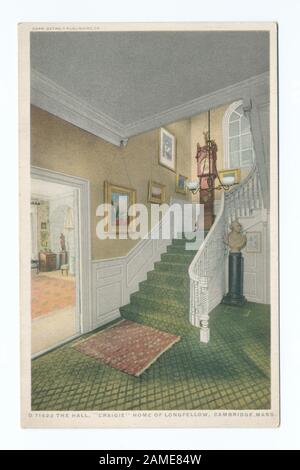 The Hall, Craigie, home of Longfellow, Cambridge, Mass., c.between 1910 ...