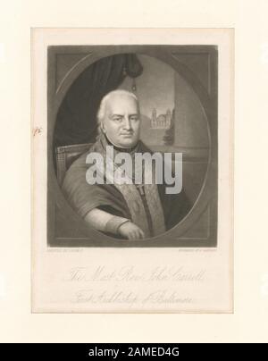 The Most Rev. John Carroll, first archbishop of Baltimore Stock Photo ...
