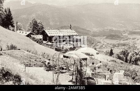 1930's Vintage Nazi Propaganda postcard featuring an NSDAP rally with ...