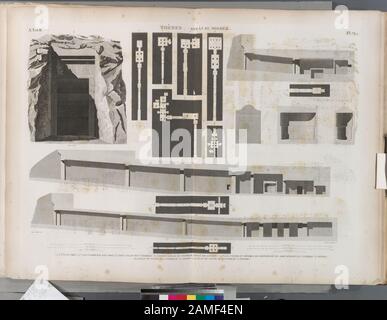 Plan of Thebes Stock Photo - Alamy