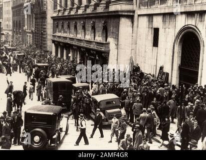 Wall Street Stock Market Crash, 1929 Stock Photo - Alamy
