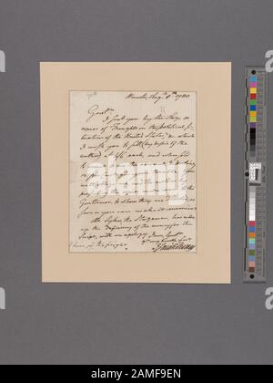 Thomas, Isaiah. Worcester. To Mssrs. Hudson and Goodwin Stock Photo - Alamy