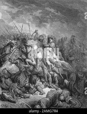 The Crusades, Richard and Saladin at the Battle of Arsuf, 1191 ...