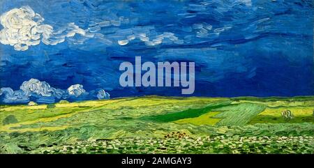 Vincent Van Gogh - Landscape Under Stormy Sky 1888 Stock Photo - Alamy