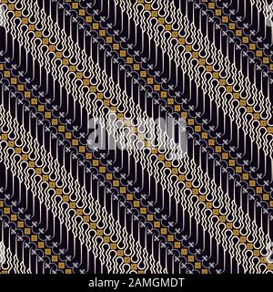 Seamless Batik Parang Pattern Stock Vector Image & Art - Alamy