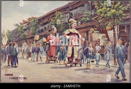 Chinese Funeral Procession, Shanghai, China Stock Photo - Alamy