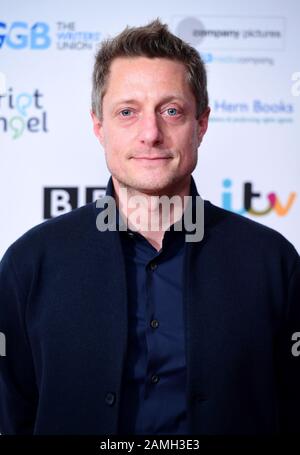 Rowan Joffe arrives at The Writers' Guild Awards 2020 held at the Royal ...