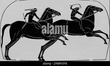 ANCIENT GREEK HORSE RACE Stock Photo - Alamy